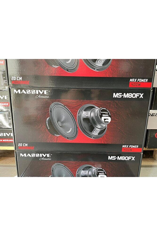 MASSİVE MS-M80FX 20 CM MİDRANGE 400 WATT MAXİMUM POWER 150 WATT RMS ...